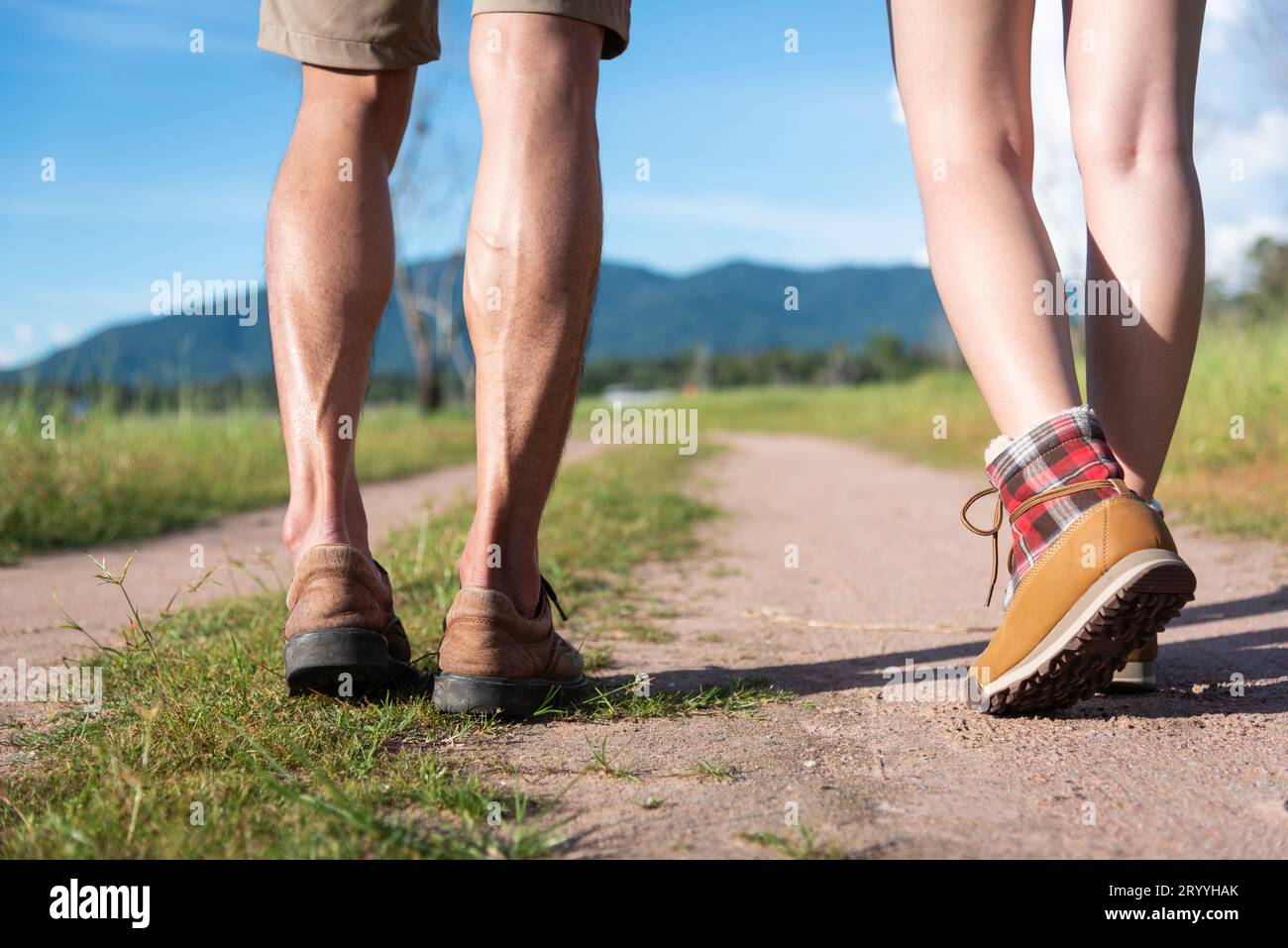 Two lower legs hi-res stock photography and images - Alamy