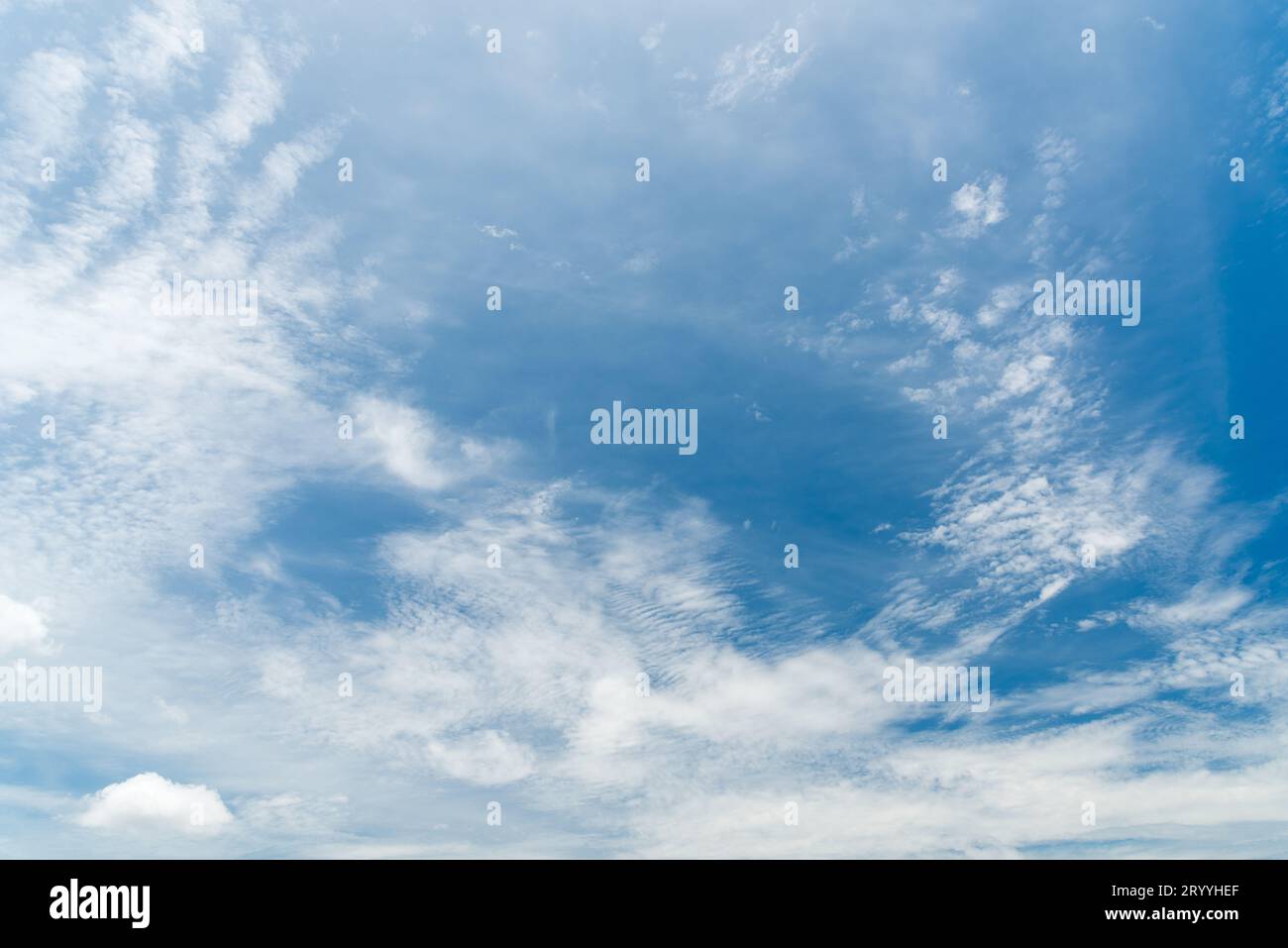 Blue sky background with clouds. Nature and Background concept. Space ...