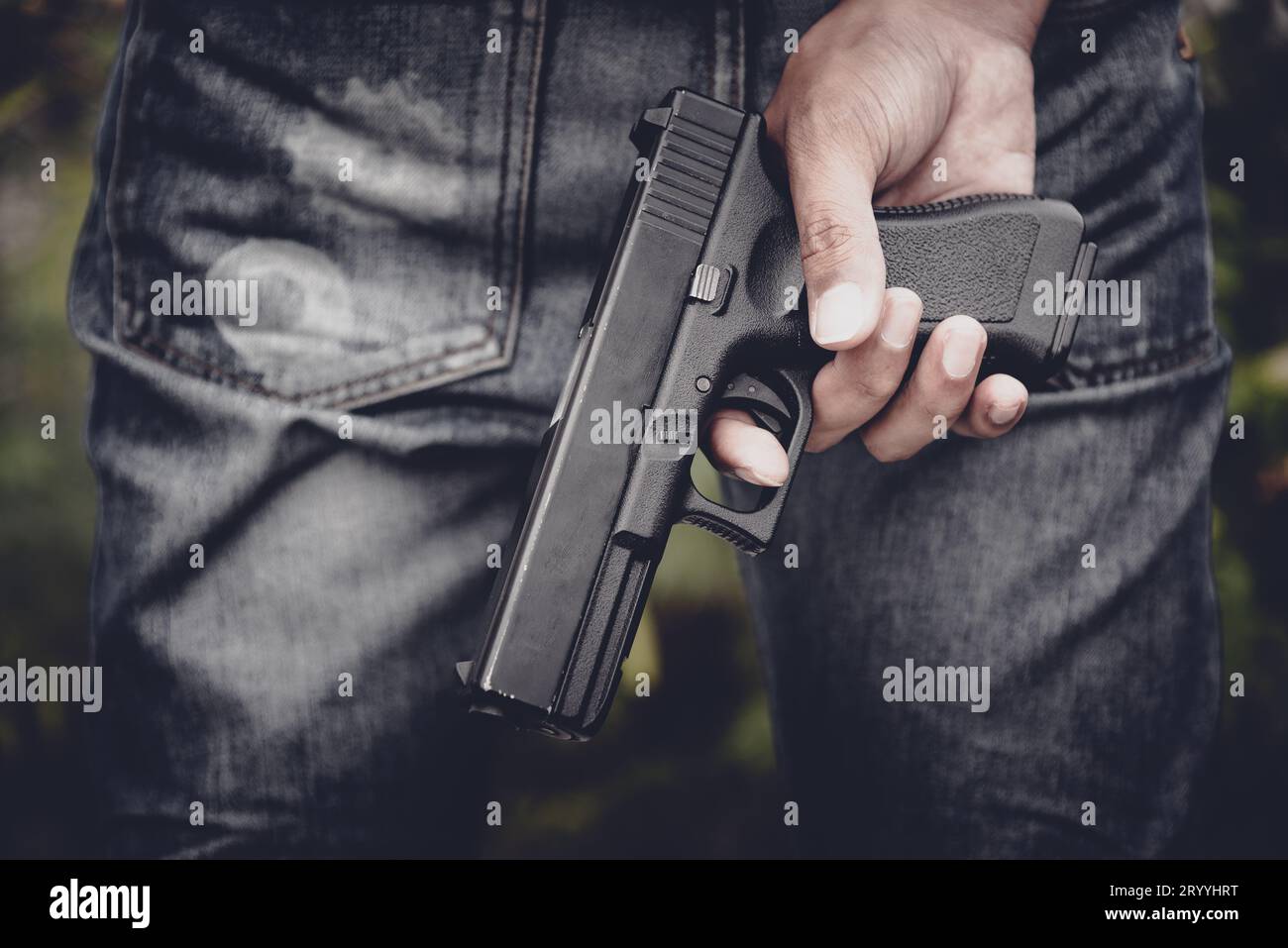 Gun In Hand Wallpaper