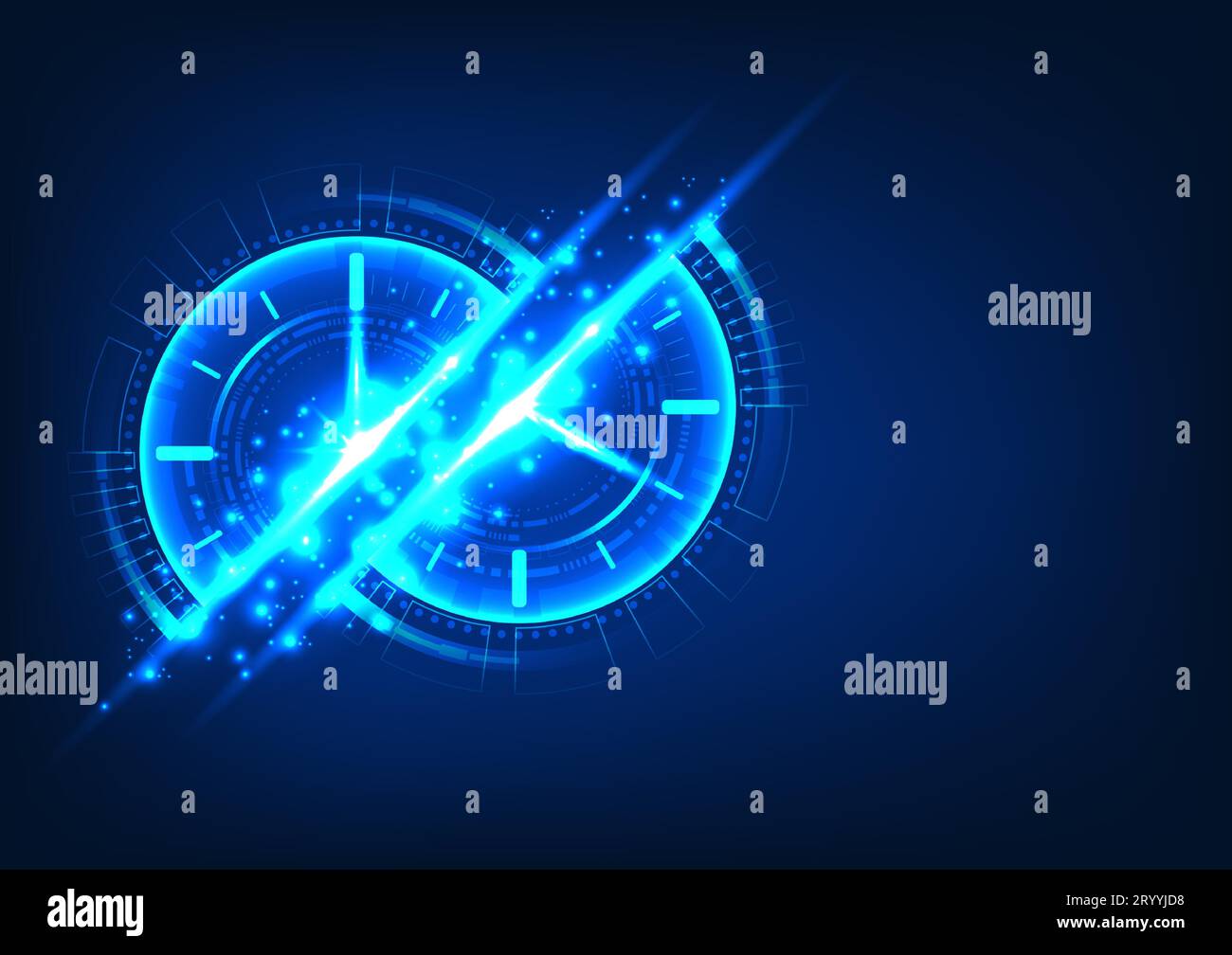 Technology time with techno circle divided in half It conveys the time ... Technology time with techno circle divided in half It conveys the time ...