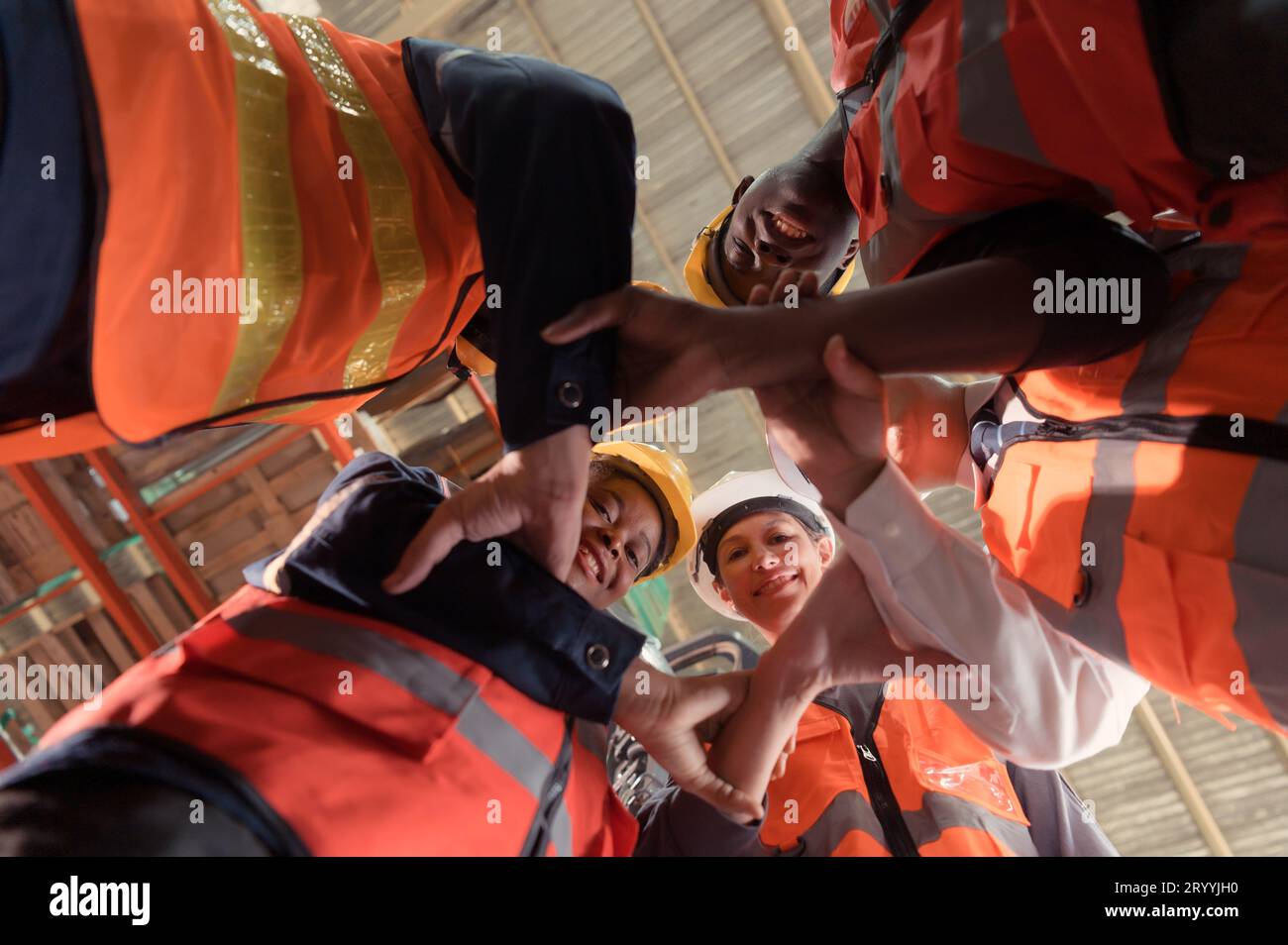 The manager encouraged the warehouse workers to work hard to get the ...