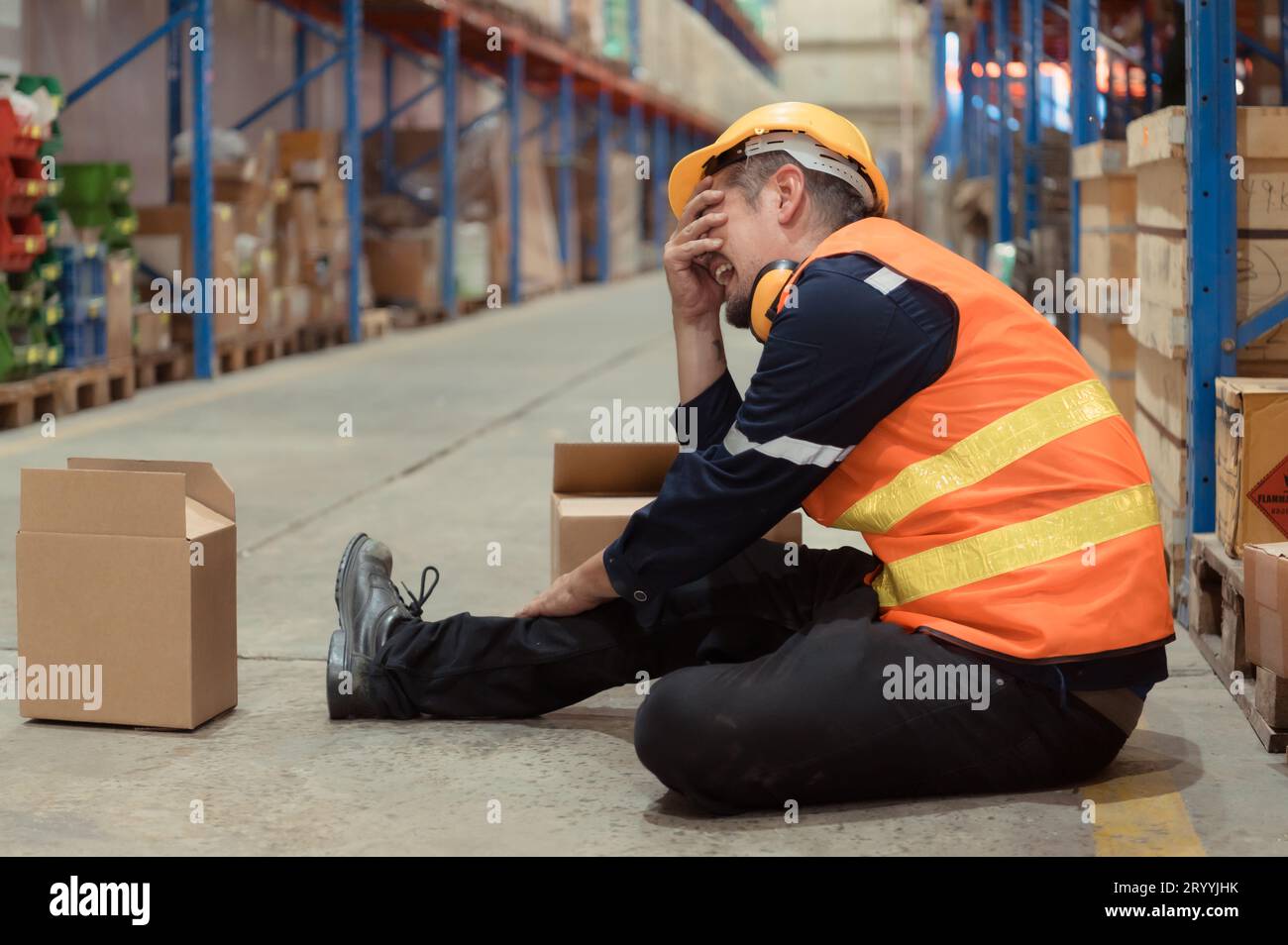 A warehouse employee was injured in an accident. because the product ...