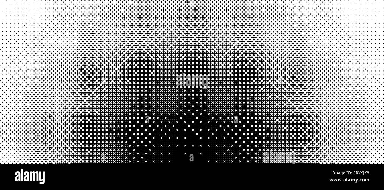 Radial halftone texture. Dotted round gradient pattern background ...
