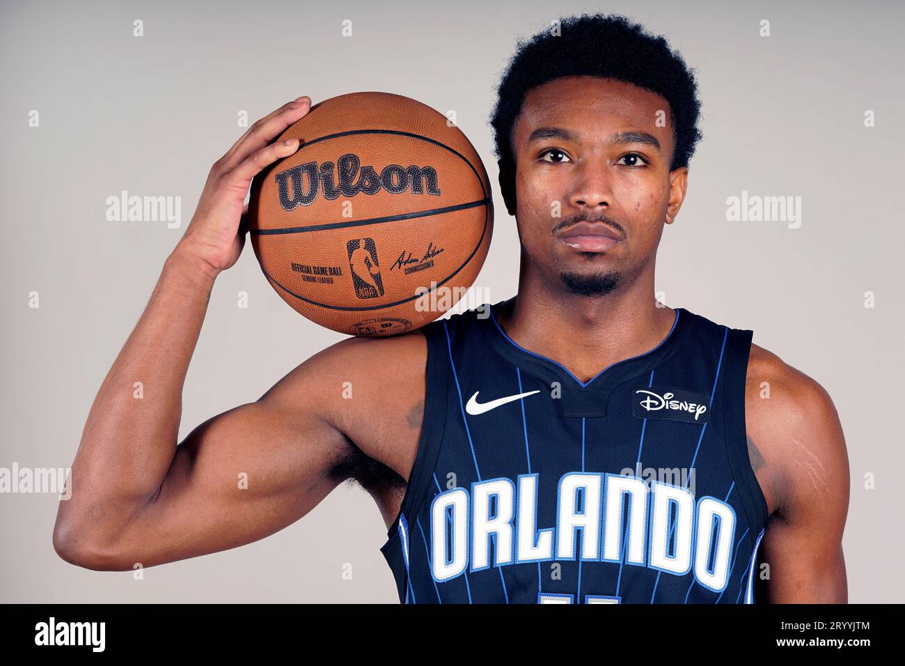 Orlando Magic guard Brandon Williams poses for a photo during the NBA ...