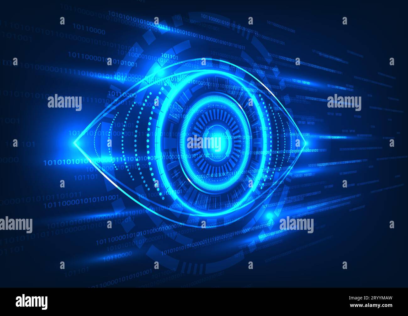 Abstract computer code running in Stock Vector Images - Alamy