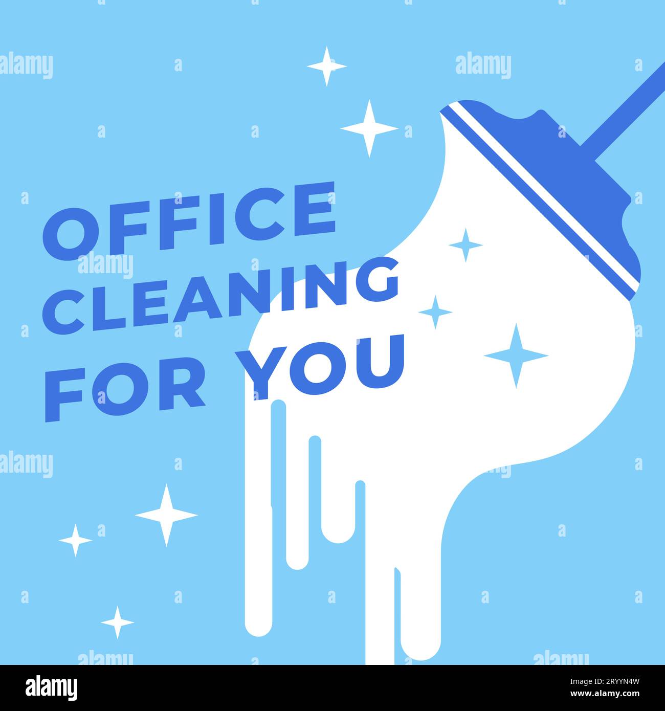 Hygiene cleaning workplace vector janitor cleaner hi-res stock ...