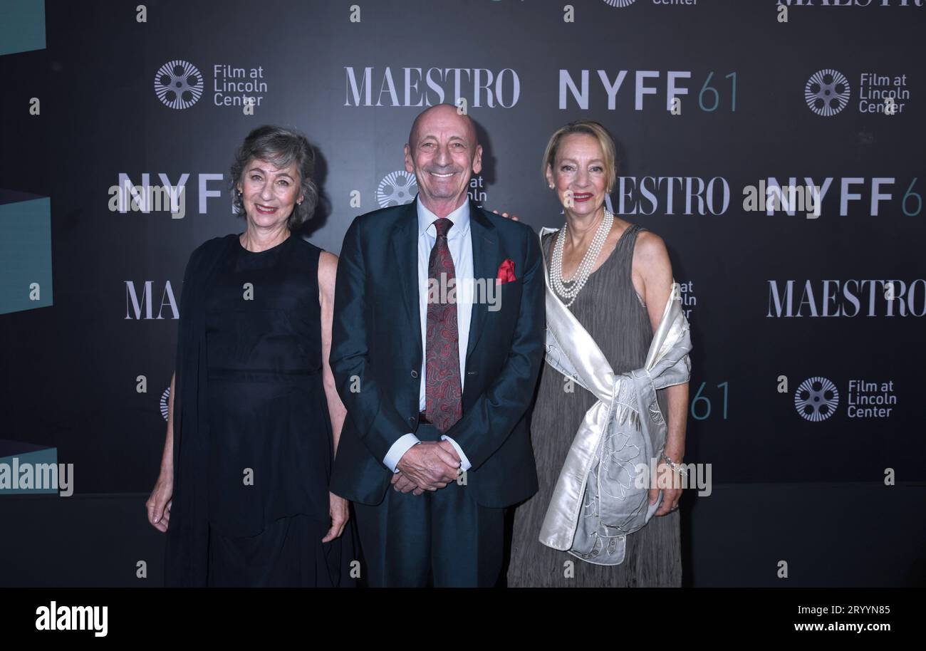 October 2, 2023, New York City, NY, USA: Nina Bernstein, Alexander ...