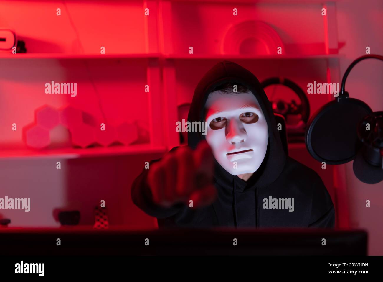 This is the face of a hacker who is knowledgeable with operating ...