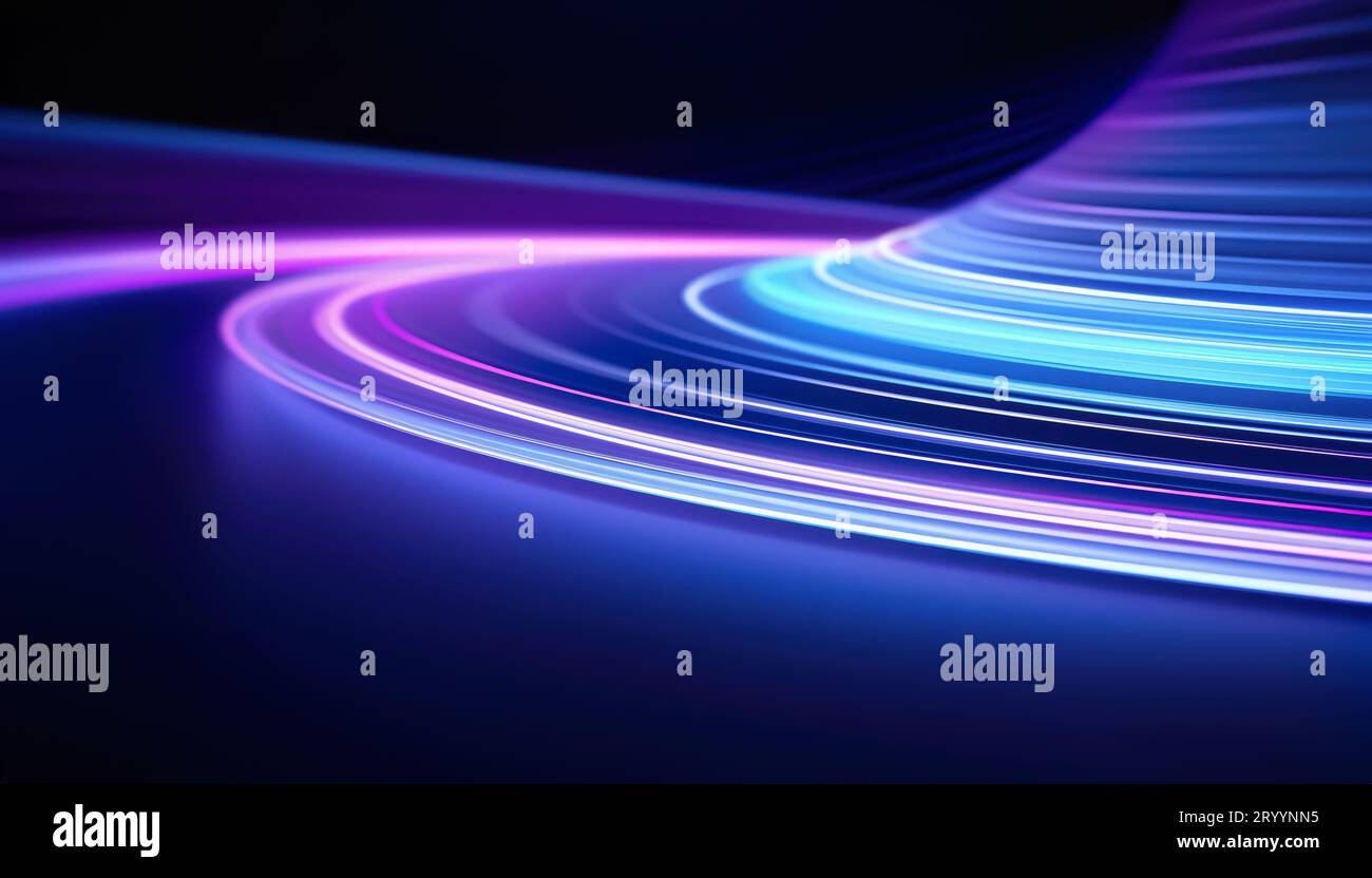 Neon waves hi-res stock photography and images - Alamy