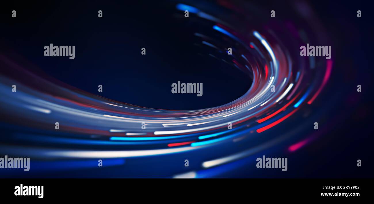 Energy Light Lines Flow Stock Photo - Alamy