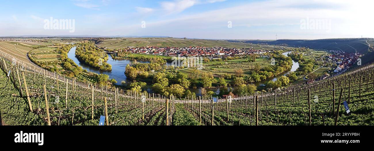 Volkach Main Loop Stock Photo - Alamy