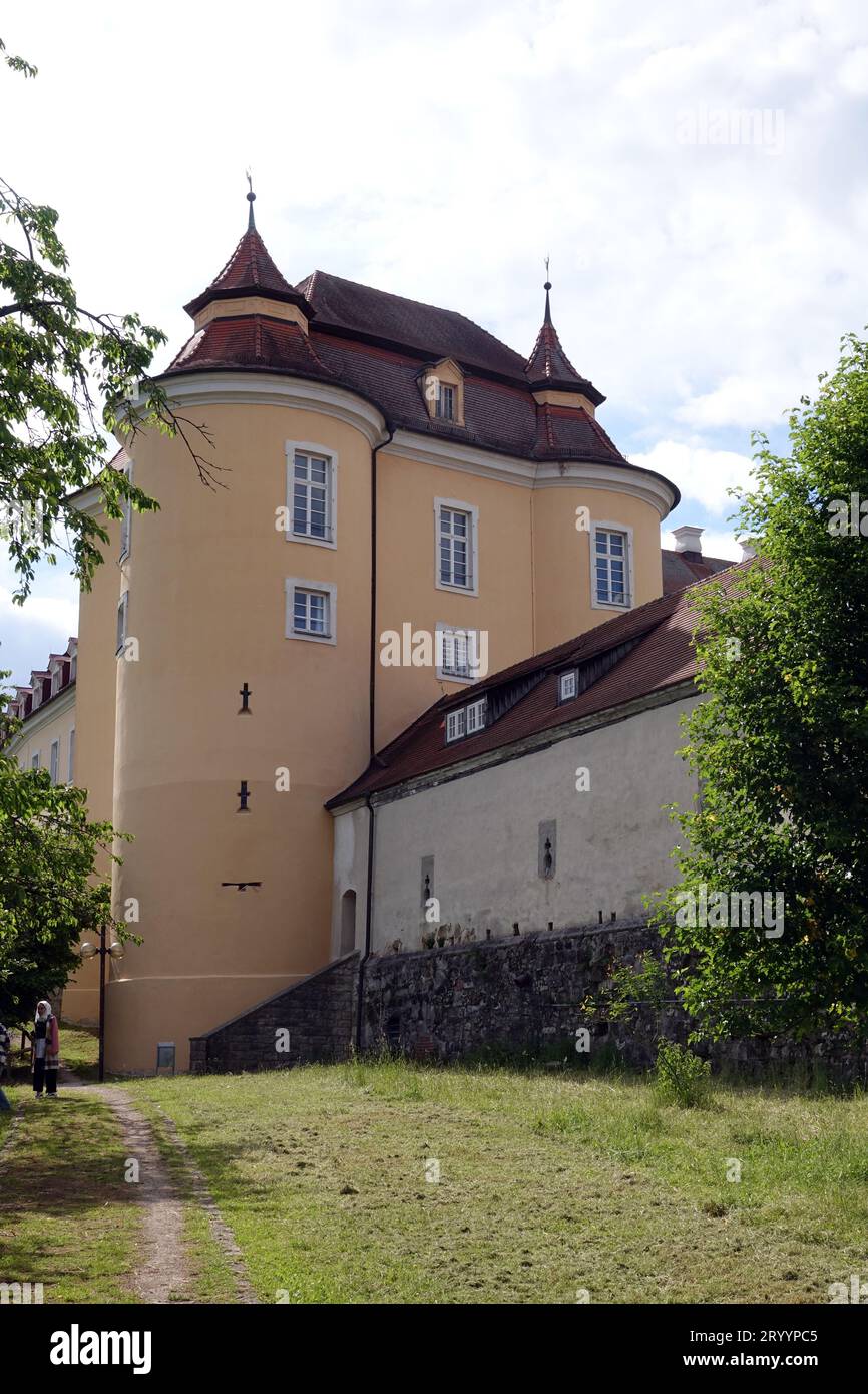 Castle above Ellwangen Stock Photo - Alamy