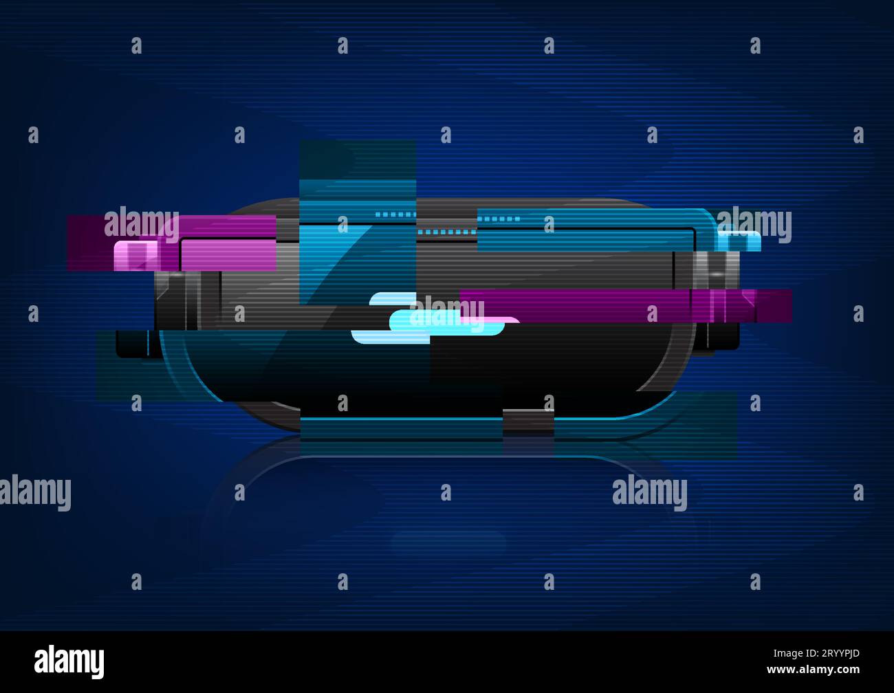 3d simulation Stock Vector Images - Alamy