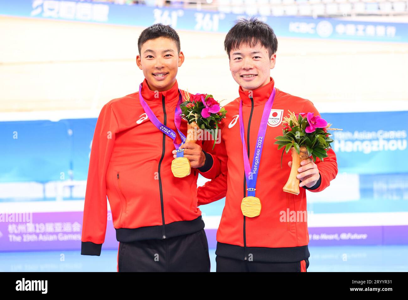 Winner Team JAPAN Shunsuke Imamura (L), Naoki Kojima (R) on photo ...