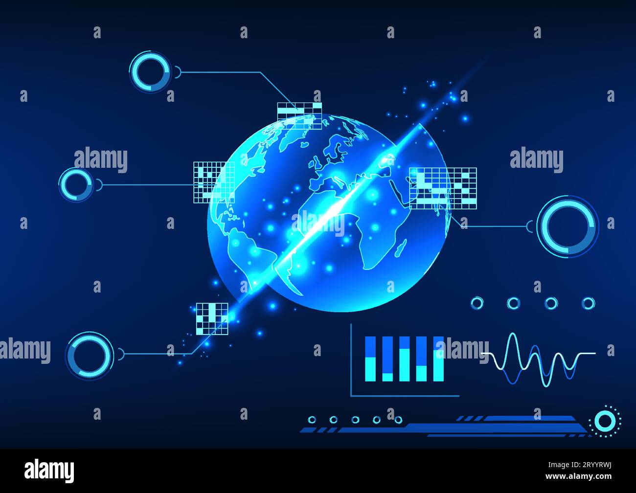 Earth technology background Refers to scanning to find information ...