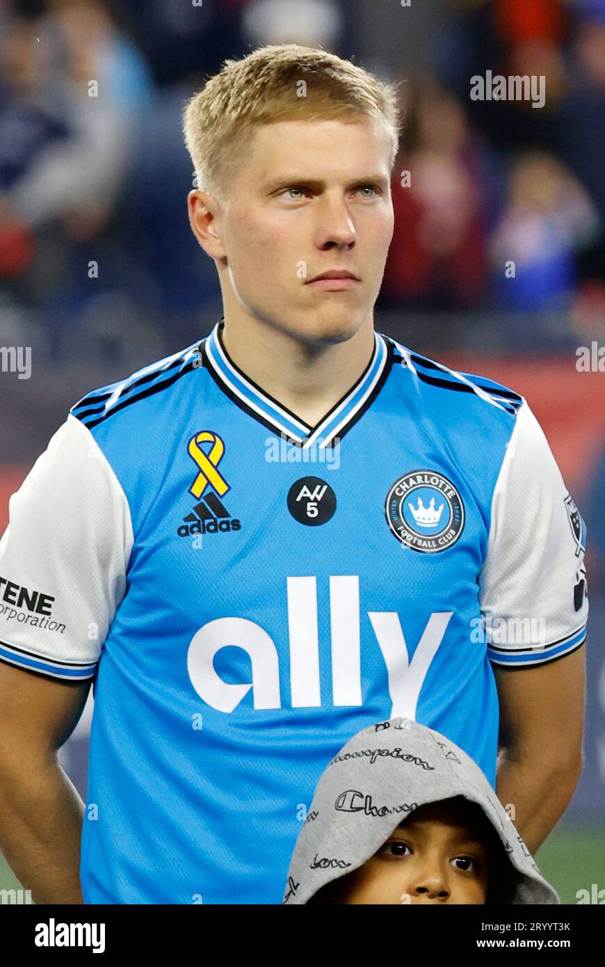 FOXBOROUGH, MA - SEPTEMBER 30: Charlotte FC defender Jere Uronen (3 ...