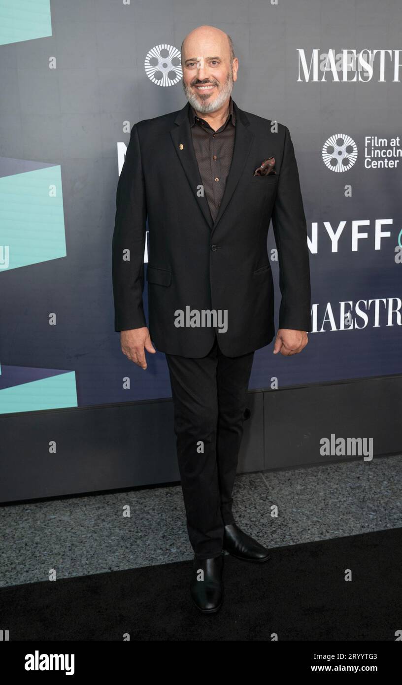 Mark Bridges attends premiere of movie Maestro during 61st New York Film Festival at David ...