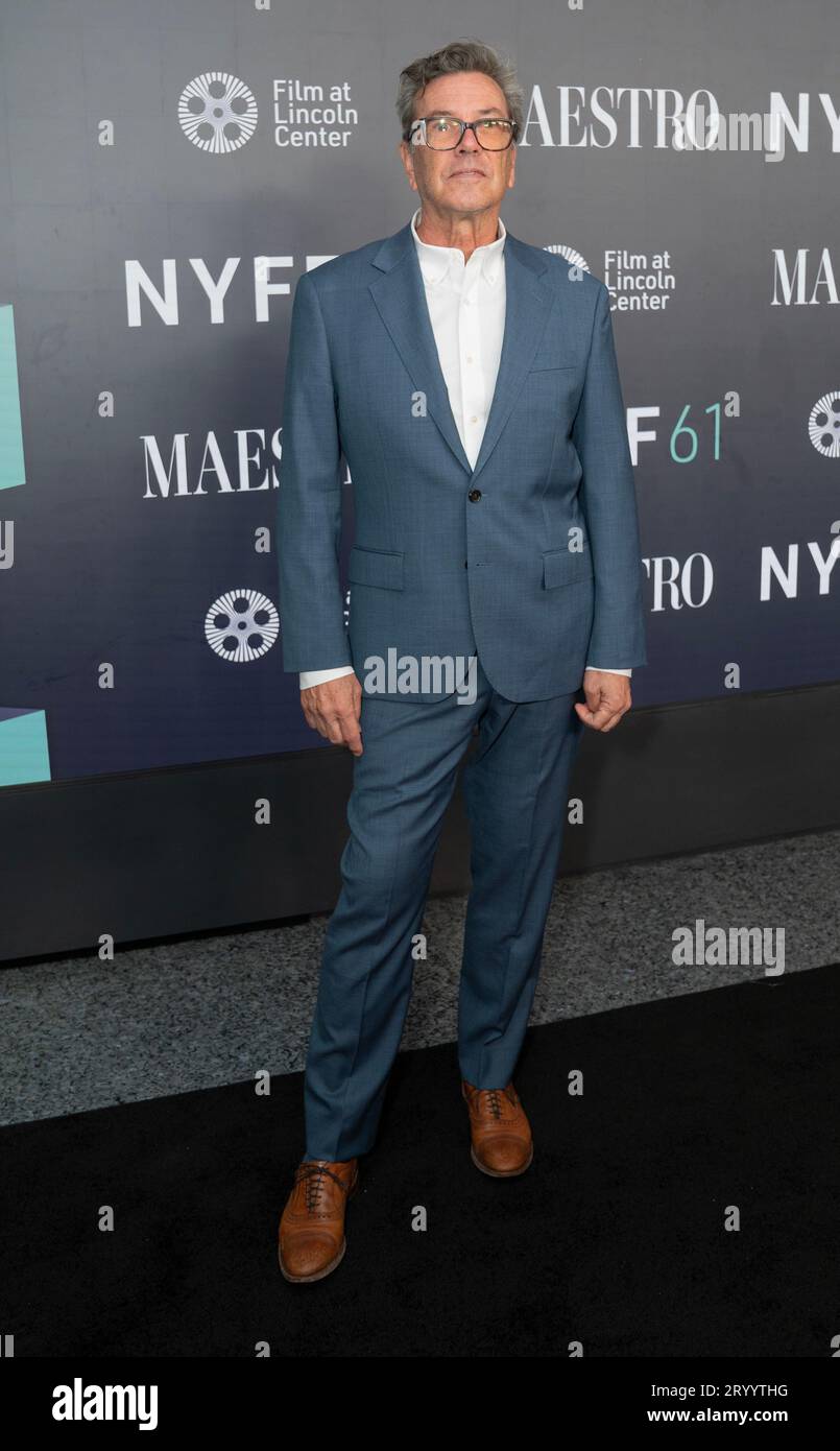 Kevin Thompson attends premiere of movie Maestro during 61st New York ...