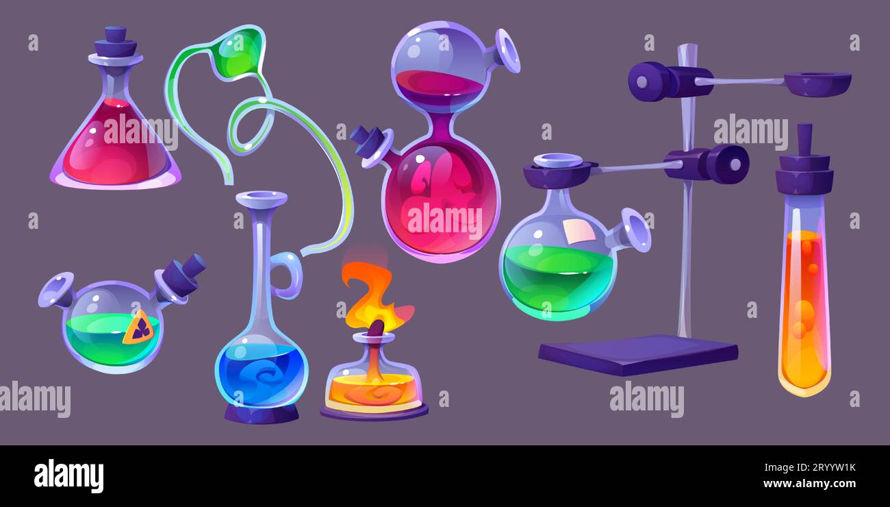 Science experiment cartoon hi-res stock photography and images - Alamy