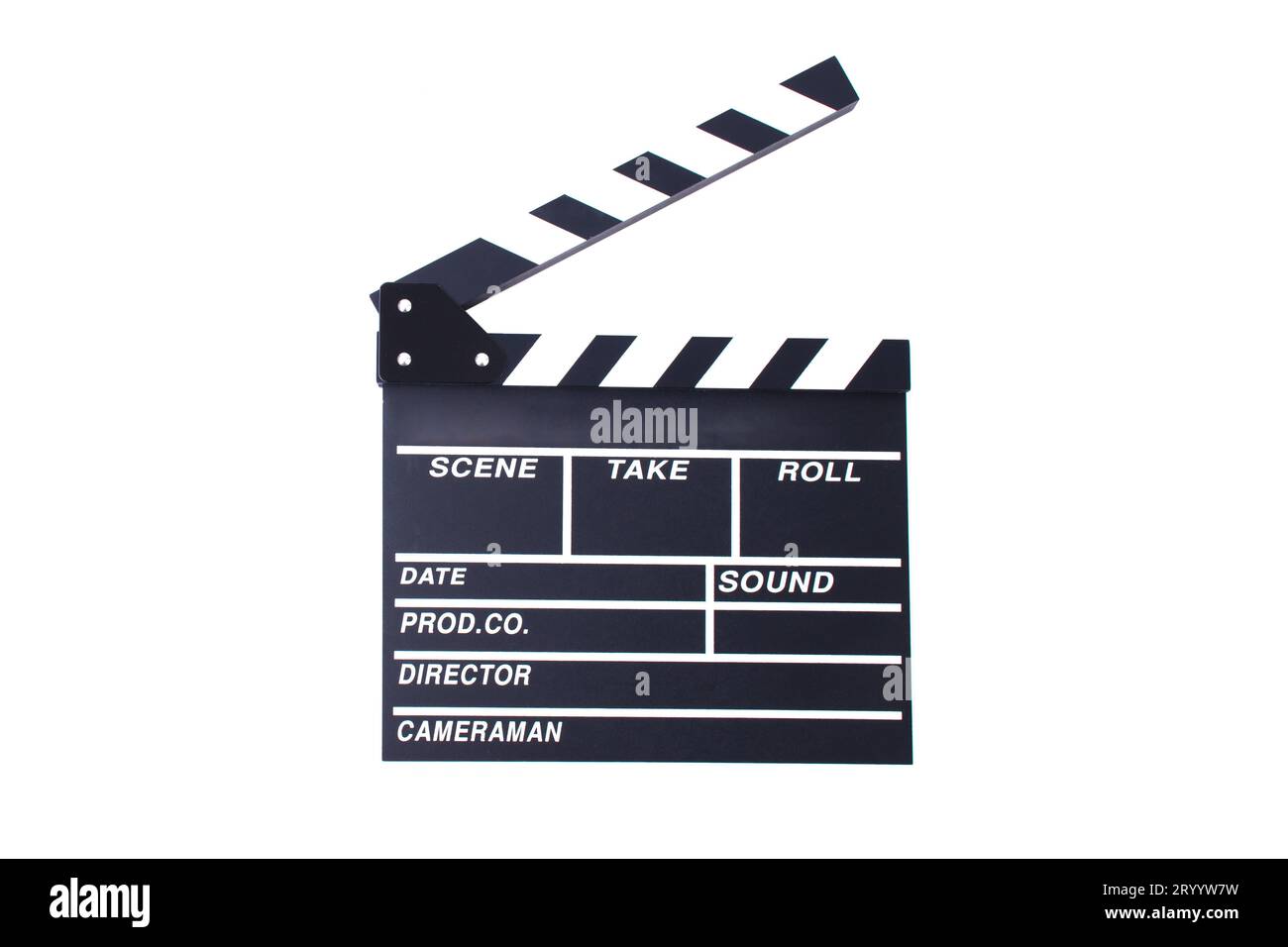 Clapperboard or slate for director cut scene in action movie for role ...