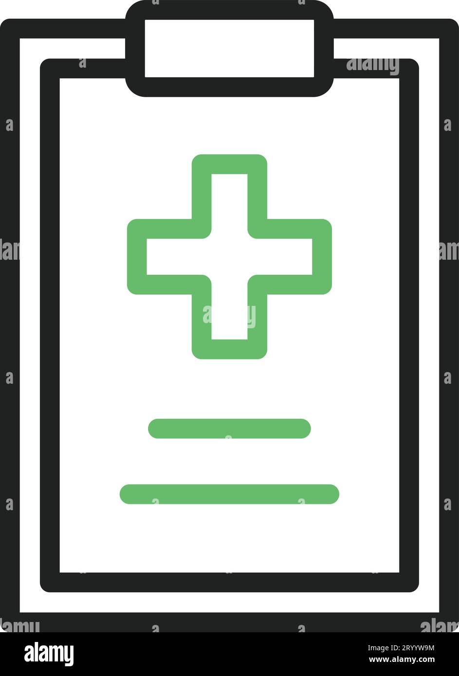 Medical Report icon vector image Stock Vector Image & Art - Alamy