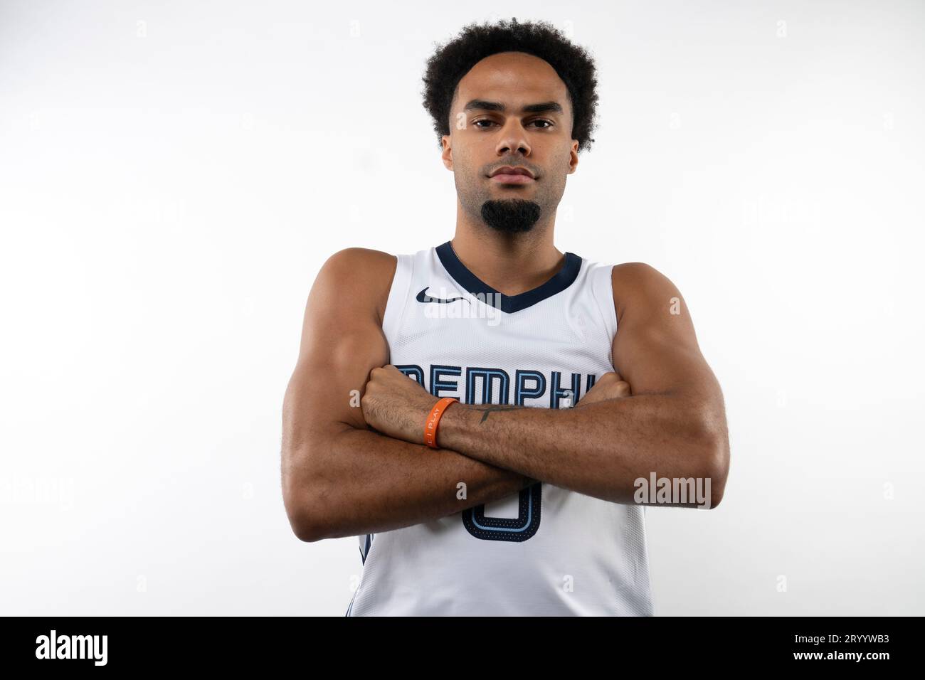 Memphis Grizzlies' Jacob Gilyard poses for a portrait during the NBA ...