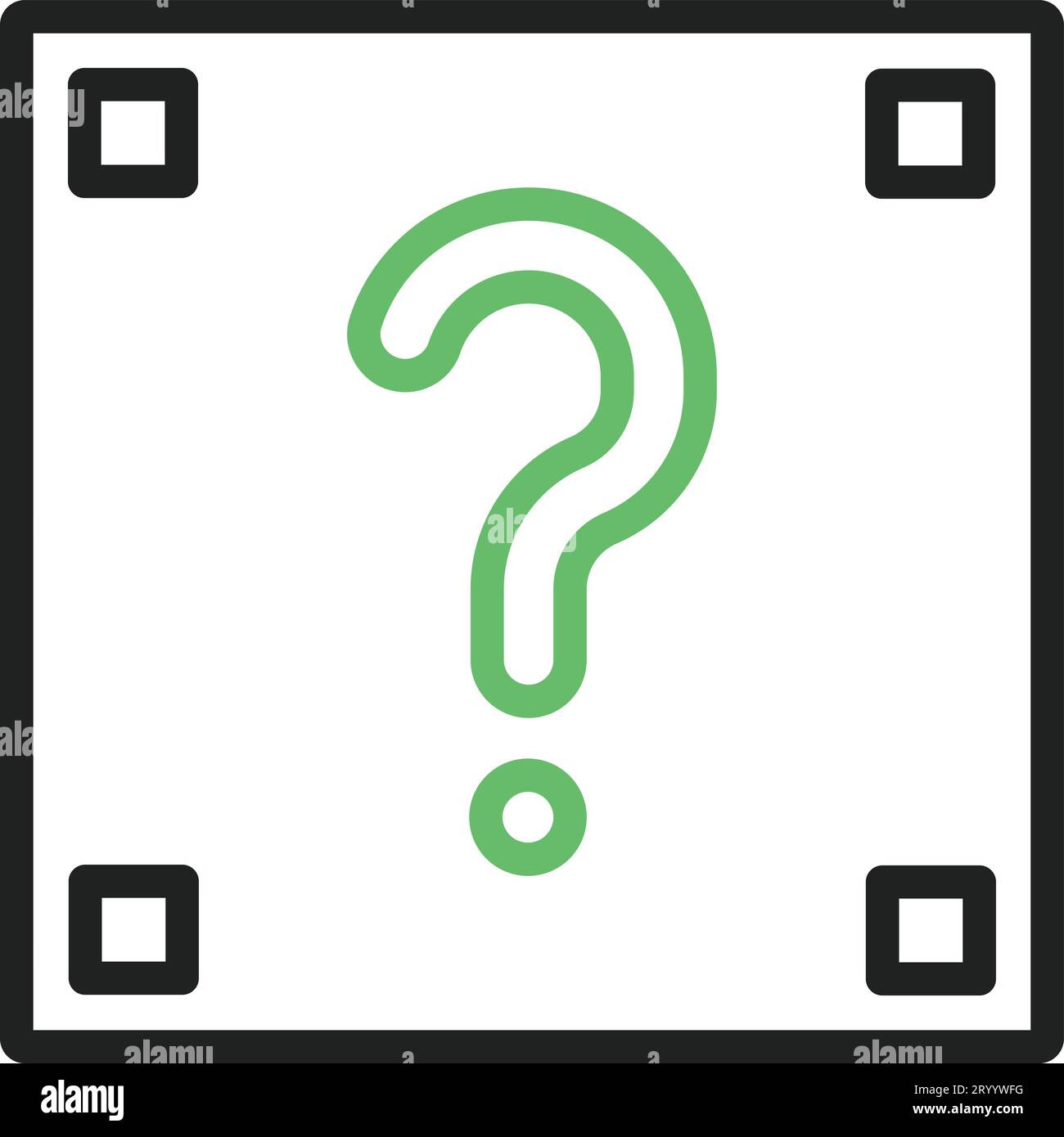 Enigma vector line icon Cut Out Stock Images & Pictures - Alamy