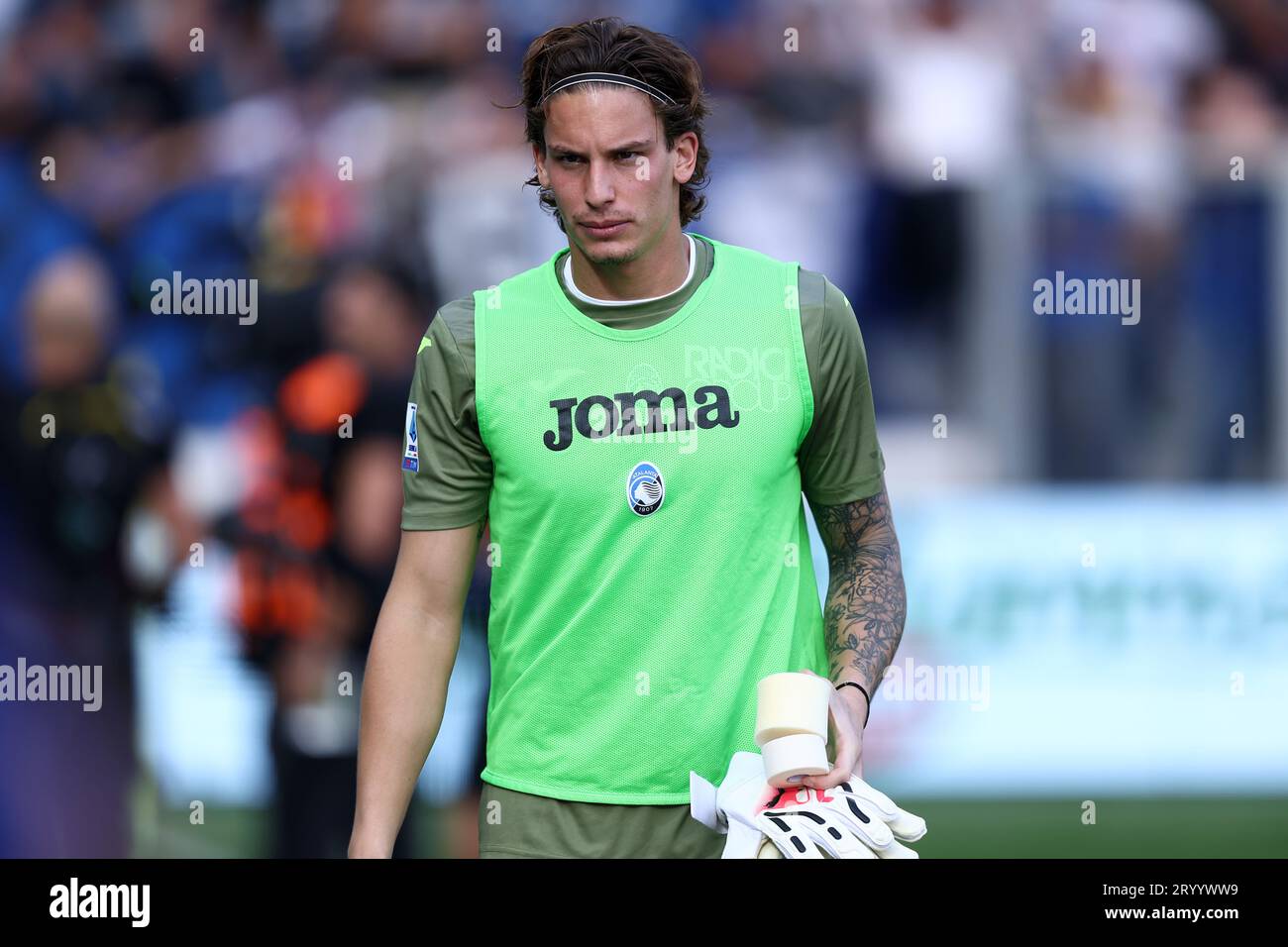 Marco Carnesecchi of Atalanta Bc during warm up before the Serie A ...