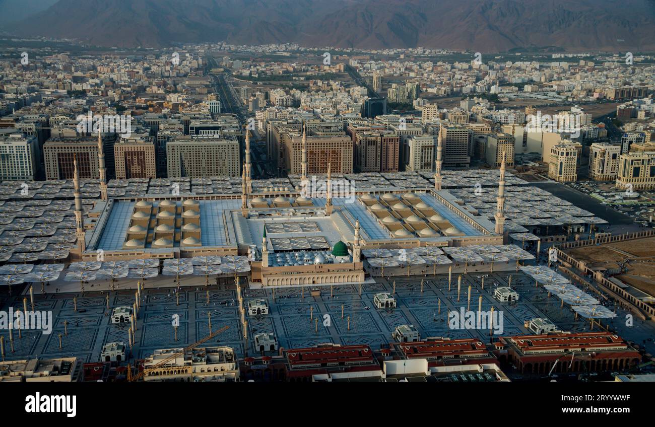 A breathtaking glimpse from the heavens above: the Holy Prophet's ...