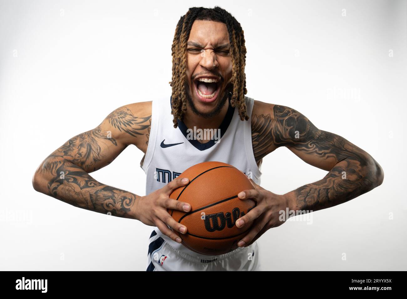 Memphis Grizzlies Brandon Clarke Poses For A Portrait During The Nba