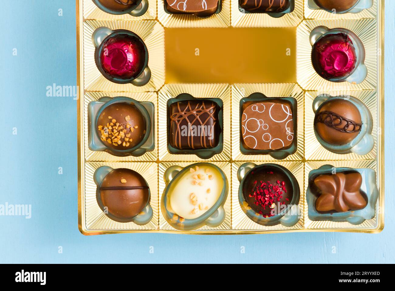 Box of chocolates Stock Photo - Alamy