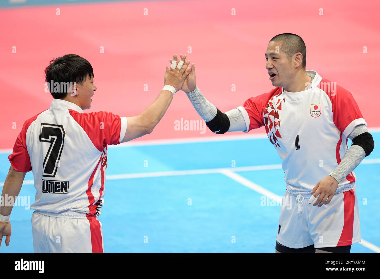 Hangzhou, China. 3rd Oct, 2023. Garyo Kono (JPN) Kabaddi : Men's Group ...