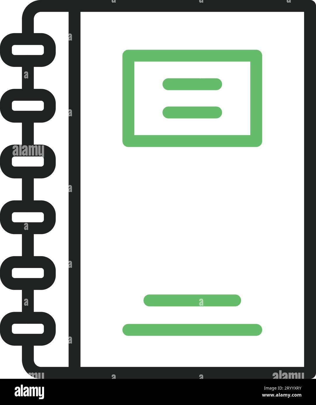 Note Book icon vector image Stock Vector Image & Art - Alamy