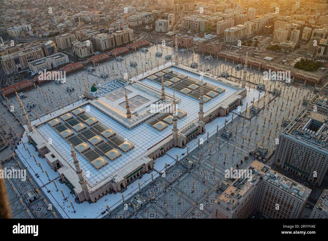 A breathtaking glimpse from the heavens above: the Holy Prophet's ...