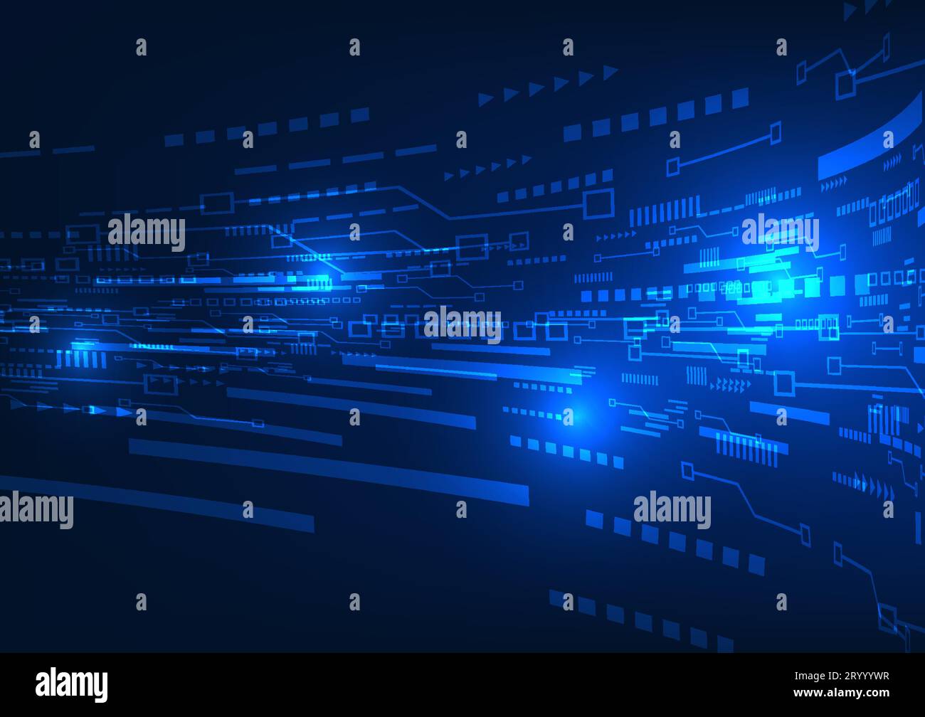 Technology background data Shows the transmission of large amounts of ...