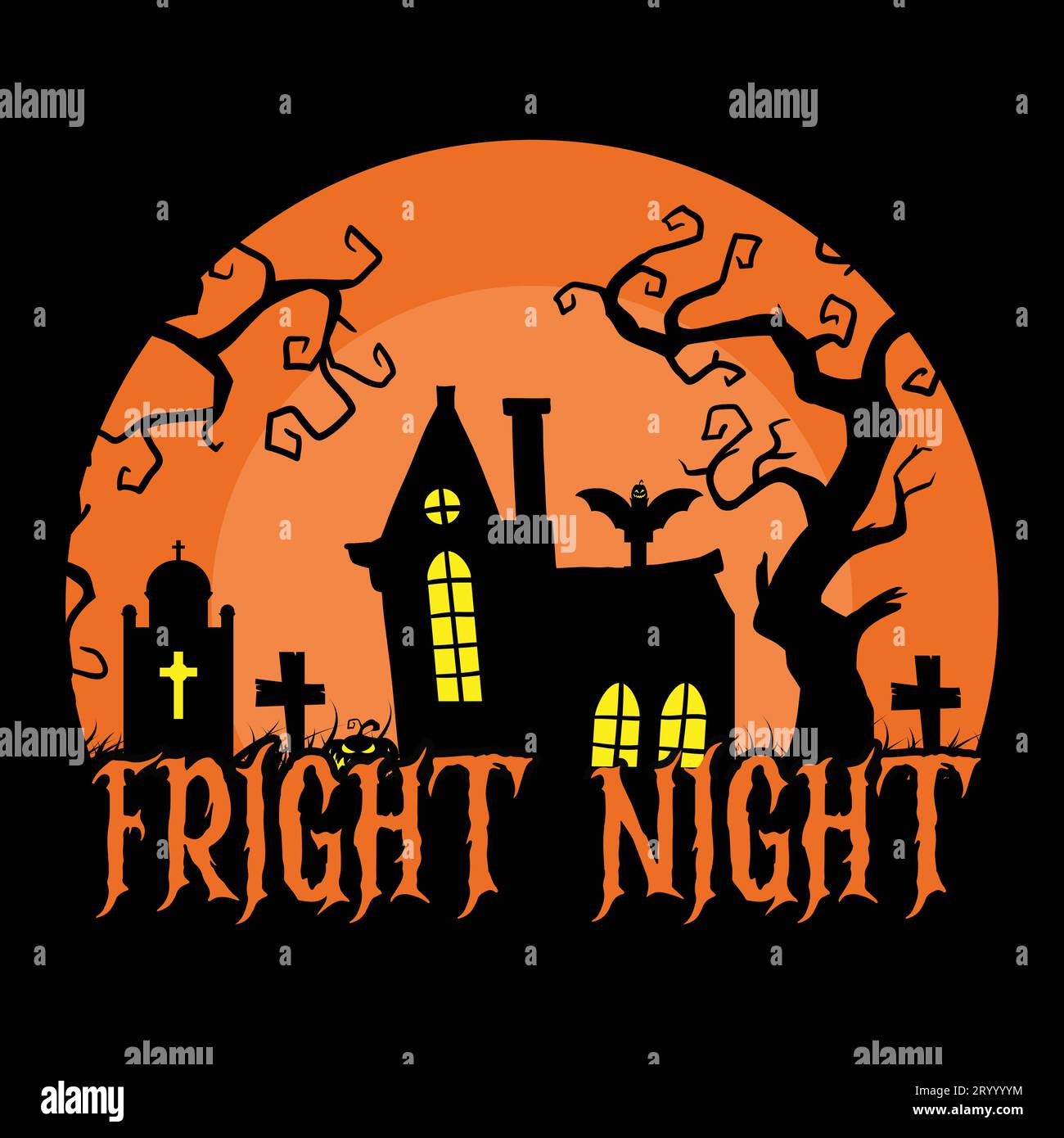 Spooky halloween festival greeting Stock Vector Images - Alamy