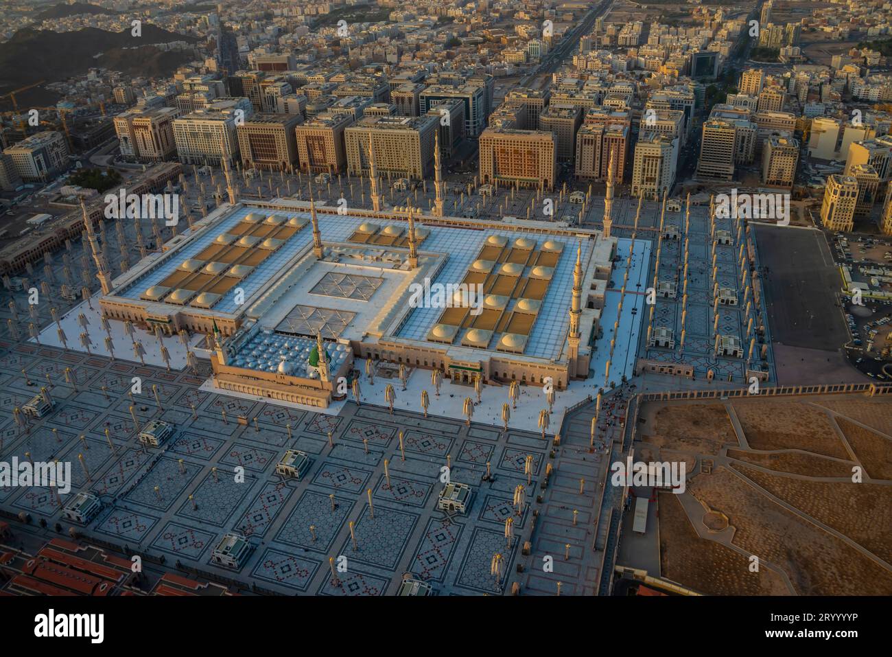 A breathtaking glimpse from the heavens above: the Holy Prophet's ...