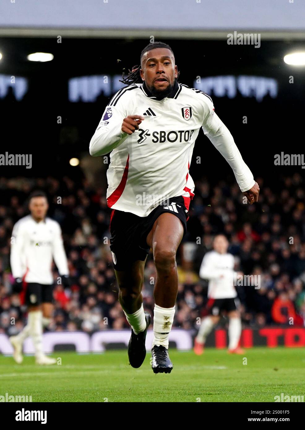 Fulham's Adama Traore during the Premier League match at the Craven ...