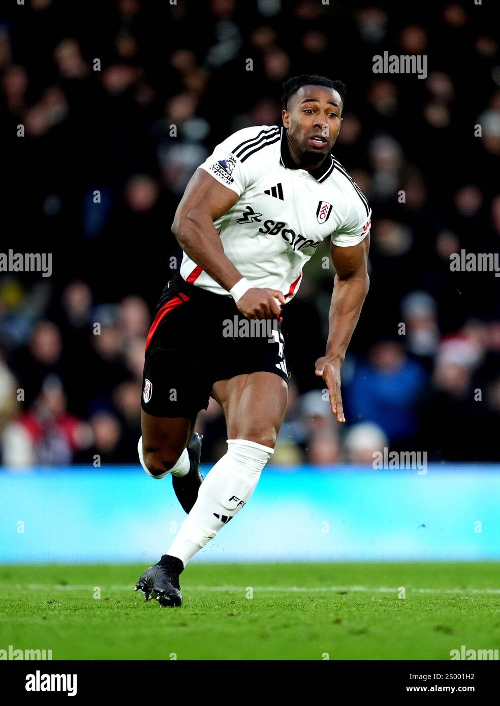 Fulham's Adama Traore during the Premier League match at the Craven ...