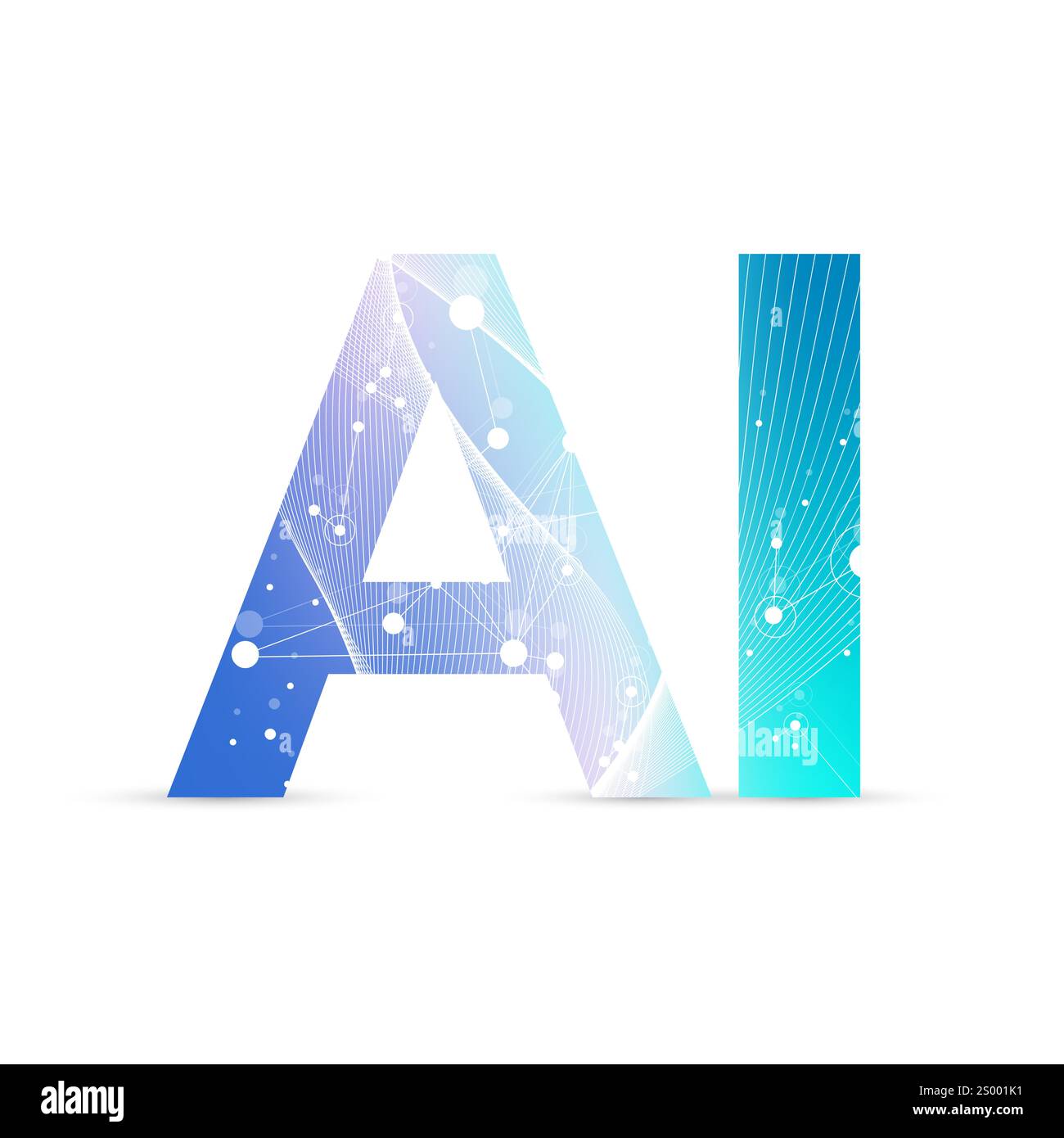 AI Banner Concept In The Digital Style. Generative Ideas Design Element ...