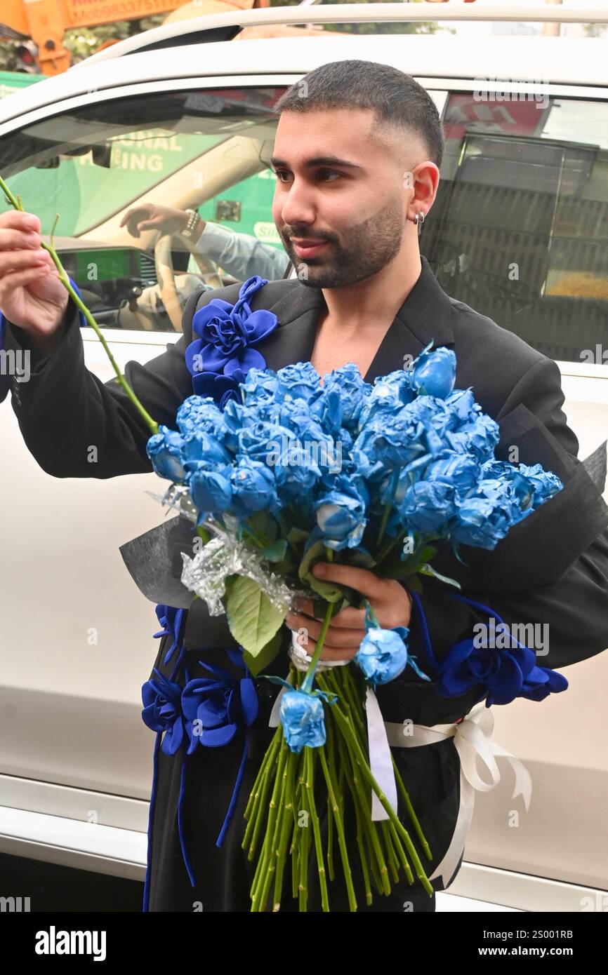 Mumbai, India, 23, DECEMBER, 2024: Orry was seen enjoying a relaxed ...