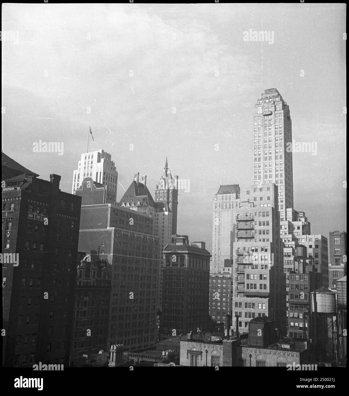 New York, New York, USA. view of Manhattan. The skyscraper is located at the intersection of 5th ...