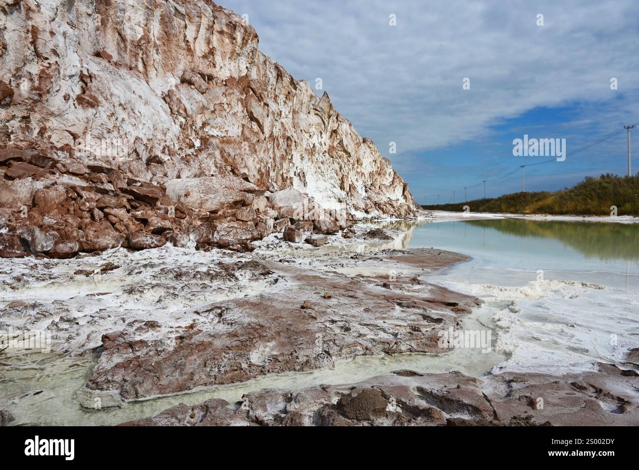 Waste hills in the production of potash fertilizers and salt with ...