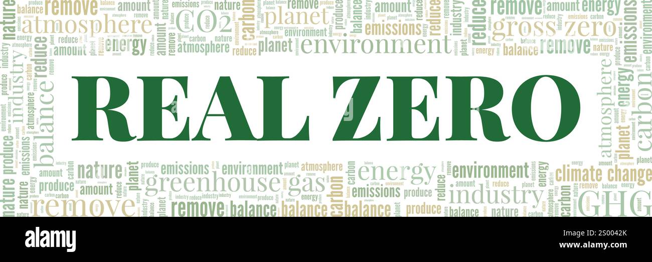 Real Zero word cloud conceptual design isolated on white background ...