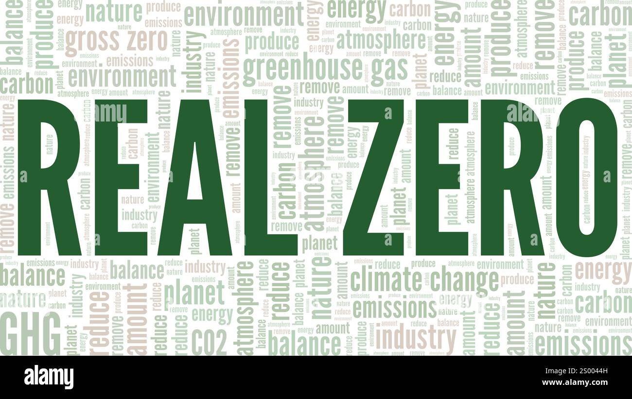 Real Zero word cloud conceptual design isolated on white background ...