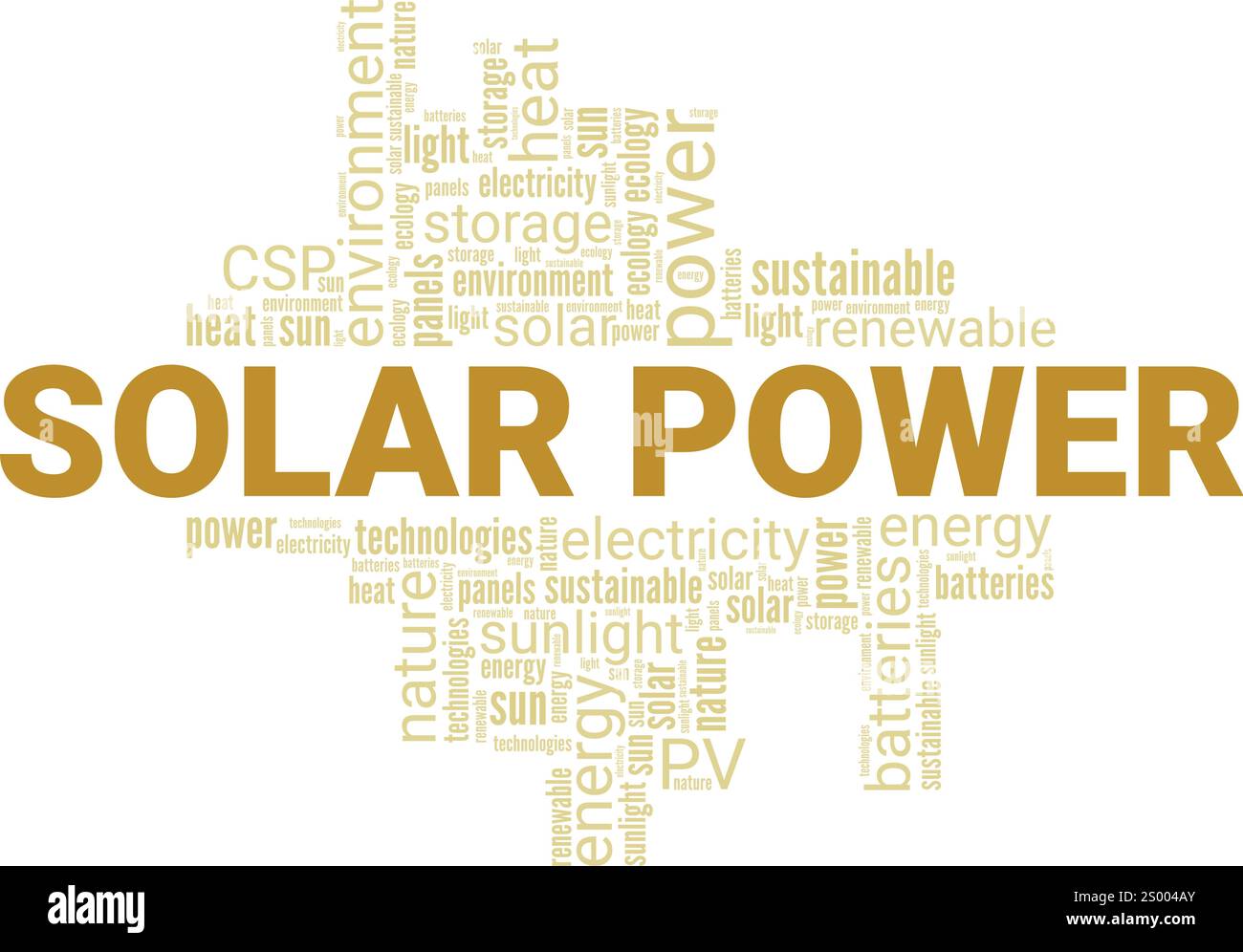 Solar Power word cloud conceptual design isolated on white background Stock Vector Image & Art ...