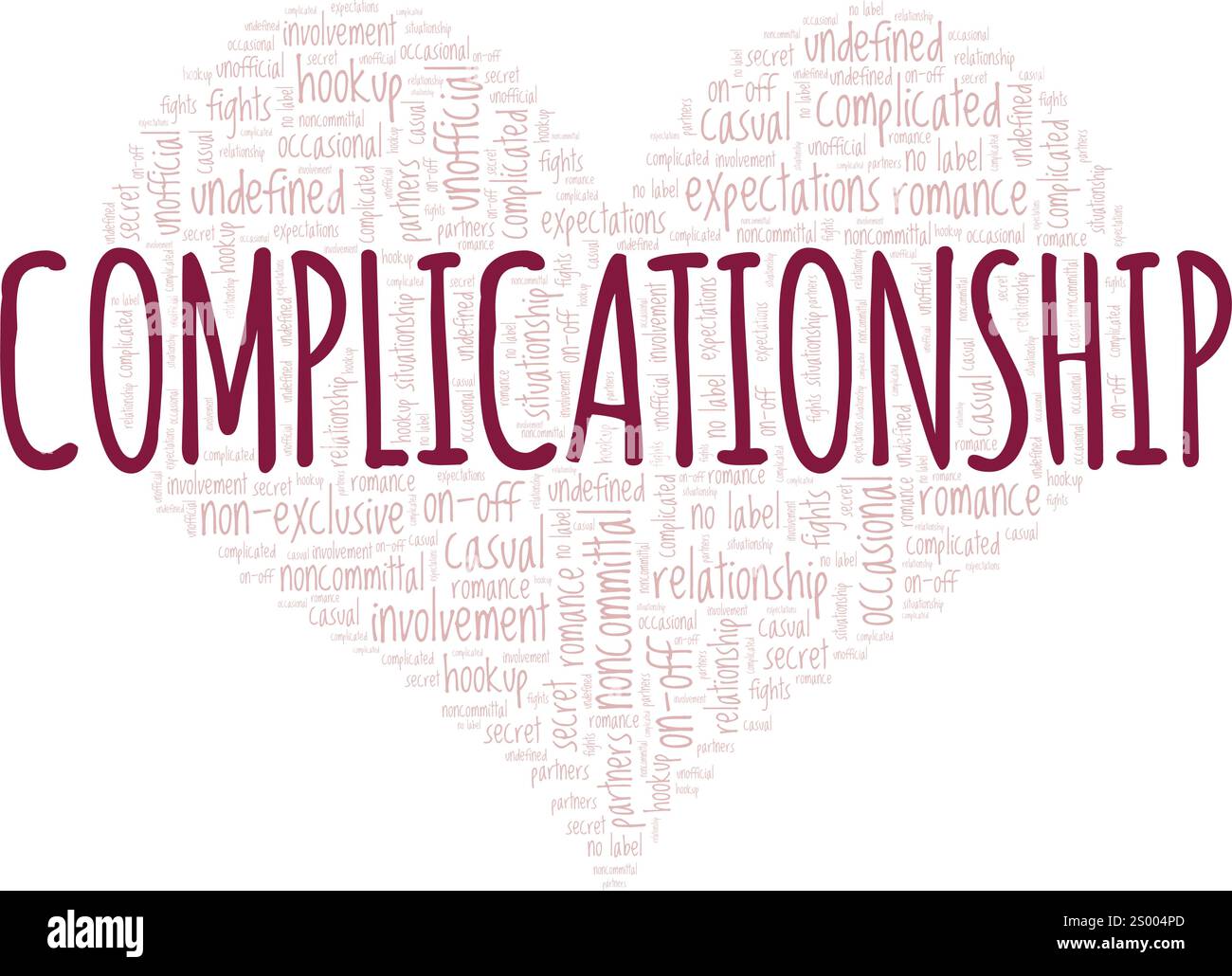 Complicationship word cloud conceptual design isolated on white background Stock Vector Image ...