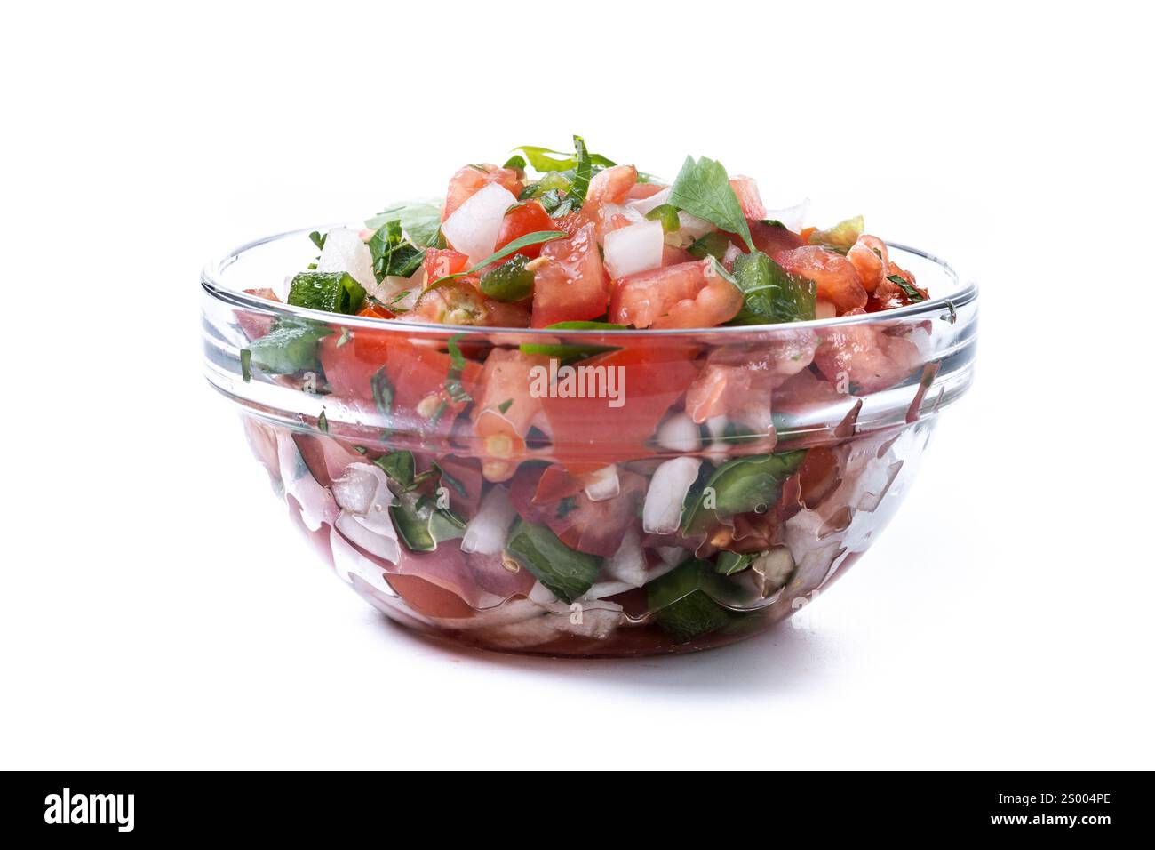 Pico de Gallo sauce isolated on white background Stock Photo - Alamy