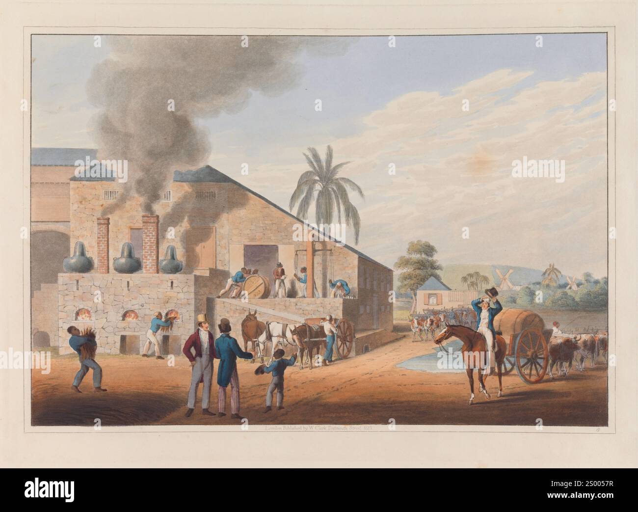 Exterior of curing-house and stills. From Views in the island of ...