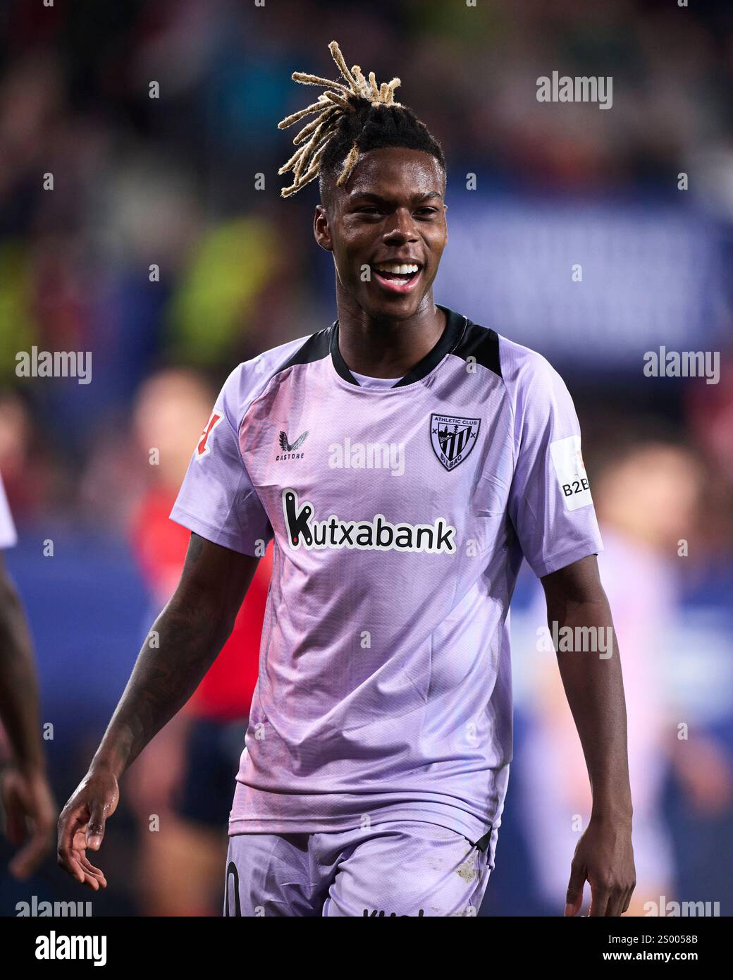 Nico Williams of Athletic Club reacts during the LaLiga EA Sports match ...